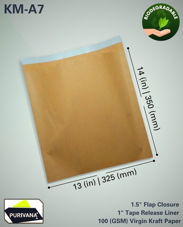 13" x 14" | 325 x 350 (mm) | PURIVANA® KM-A7 - Flat Paper Mailers ...