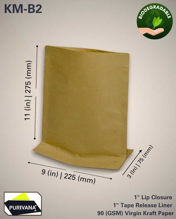 Bottom Gusset Paper Mailer (9" x 11" x 3") | PackB.com
